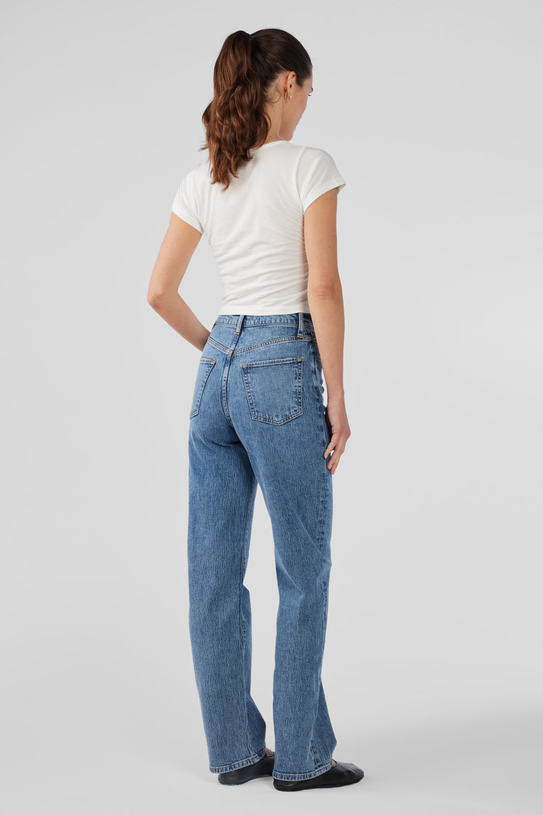 Triarchy V-high Rise Straight Leg Jean - prime indigo – Triarchy ...